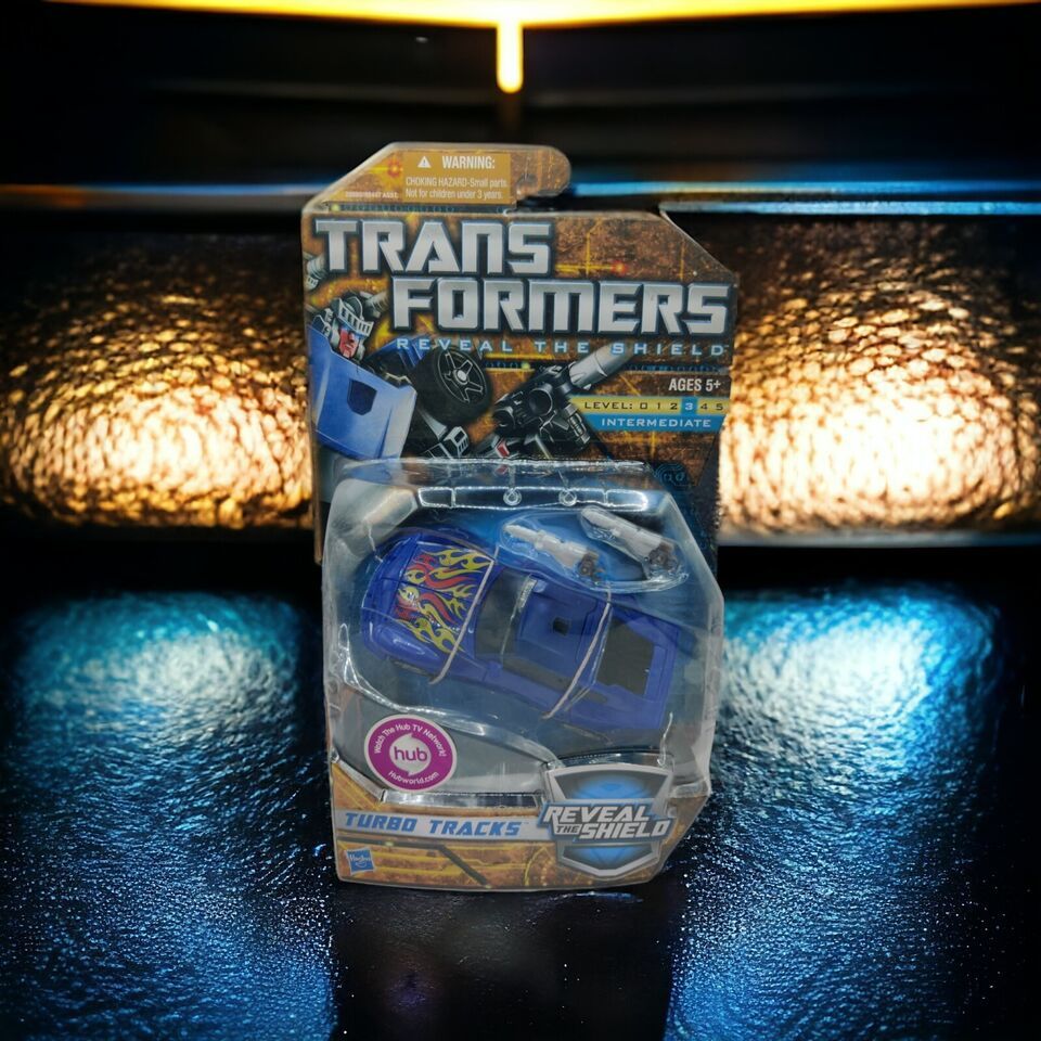 Transformers TURBO TRACKS Reveal the Shield RTS Deluxe Class Hasbro ...