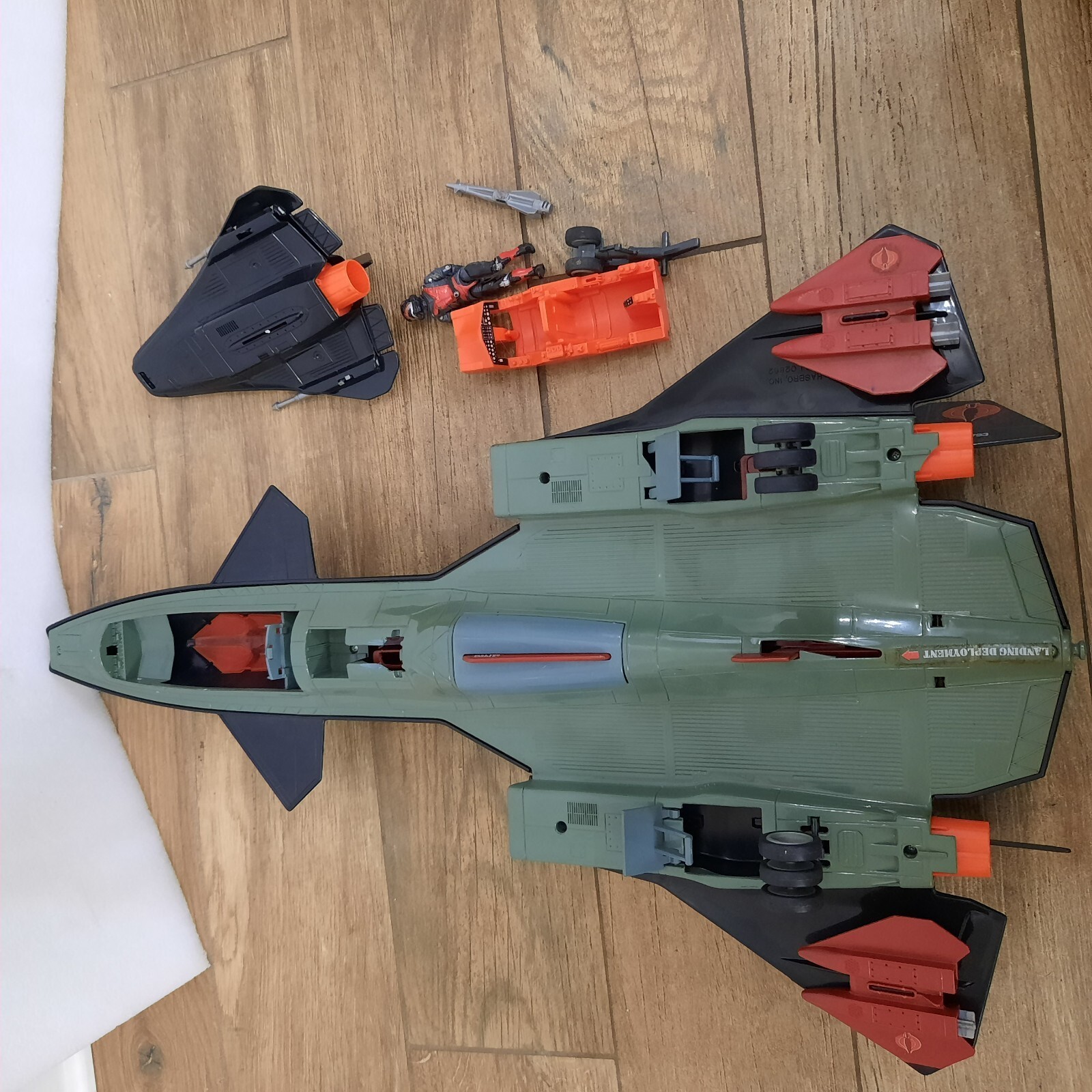 Vintage GI Joe Cobra Night Raven Recon Jet Starto-Viper figure 1986 ...