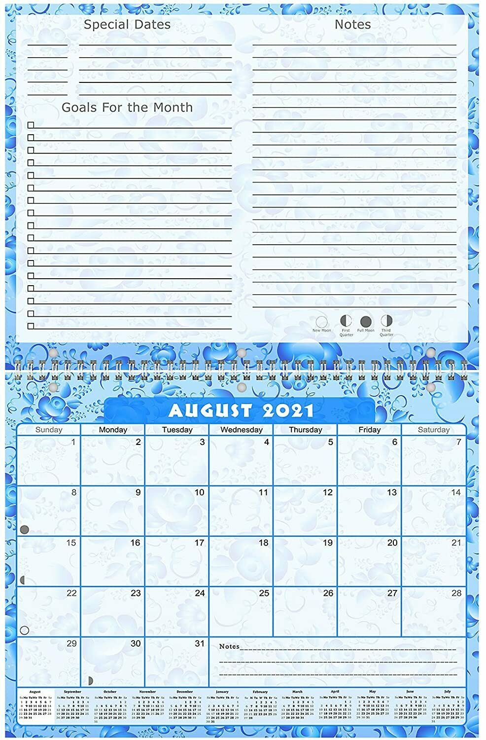 2021 - 2022 Academic Year 12 Months Student Calendar / Planner (Edition ...