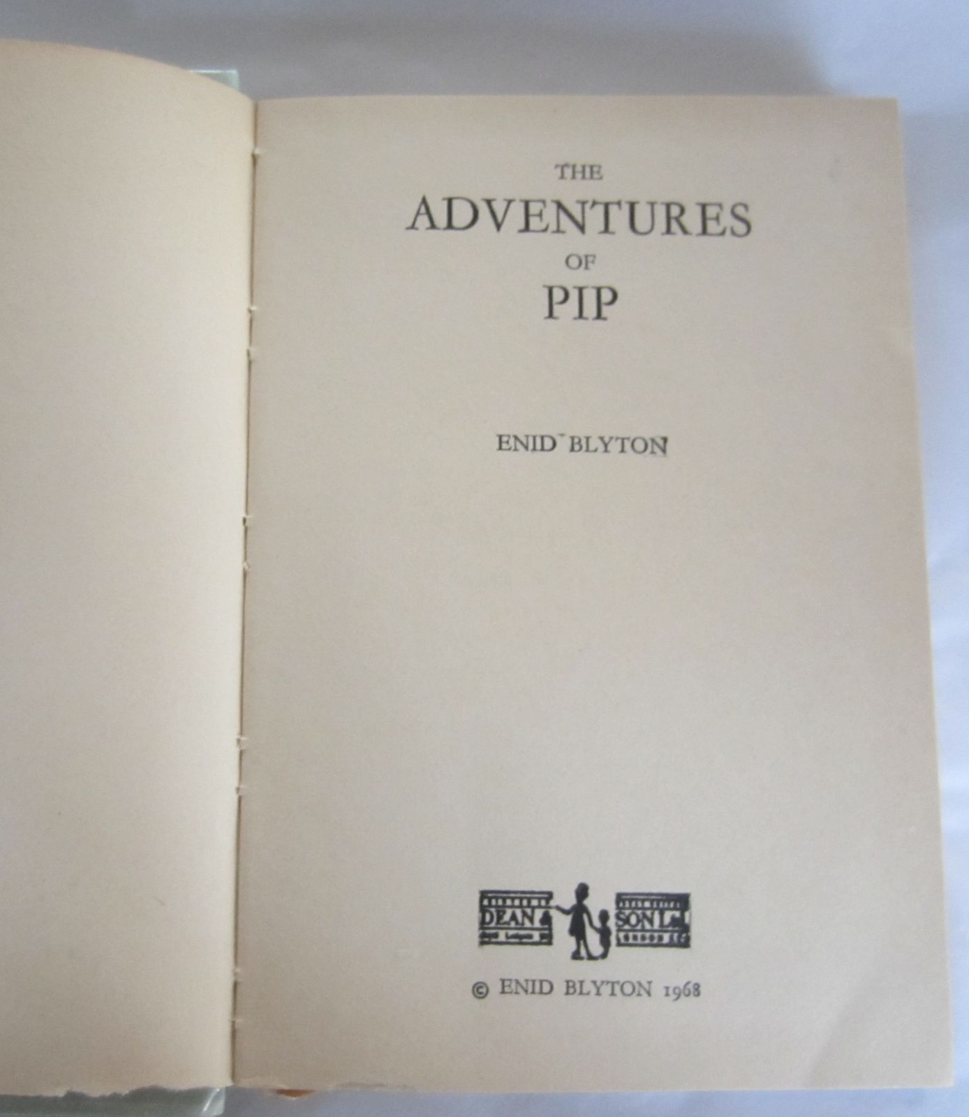 1968 Enid Blyton Adventures of Pip Pixie Book - Antiquarian & Collectible