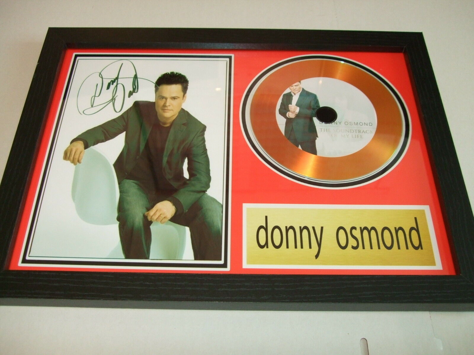 DONNY OSMOND SIGNED GOLD CD DISC 4 - CDs