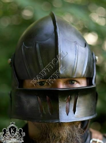 Gothic Bascinet Dark Sallet helmet Knight and similar items
