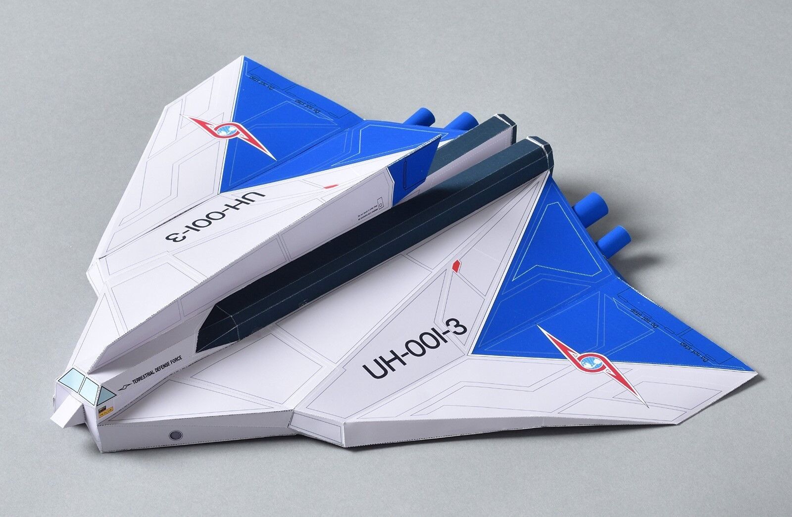 ULTRA HAWK001 UH-001 ULTRA SEVEN ULTRAMAN Paper Craft Book vol.1 Japan ...