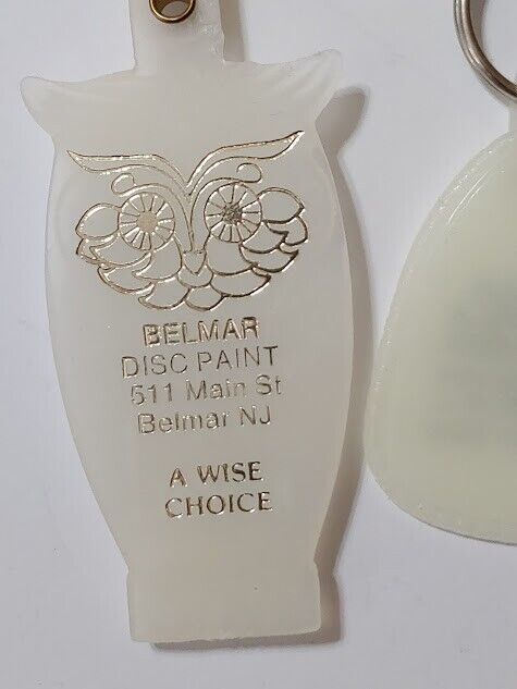 Belmar NJ 1970s Keychains Savings & Loan 10th Ave Disc Paint Main St ...