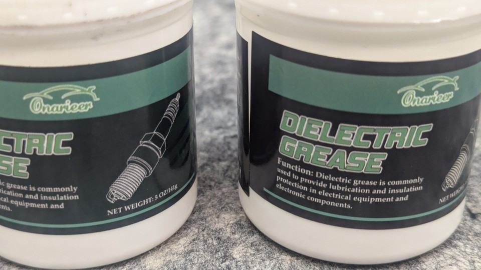2 x Onarieer 5 oz Dielectric Grease for Electrical Connectors, Silicone ...