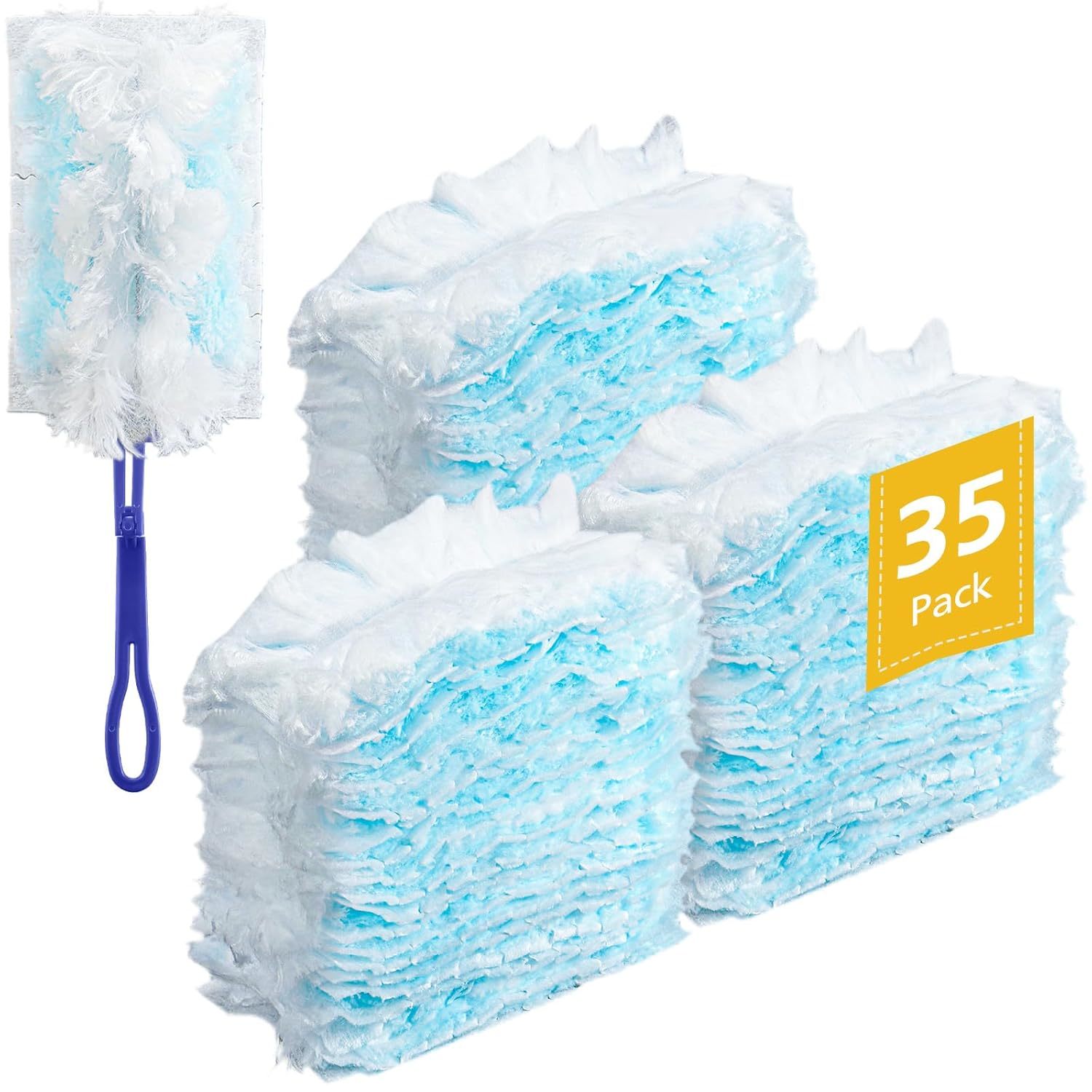 For Swiffer Dusters, 35 Count Disposable Duster Refill Heavy Duty ...