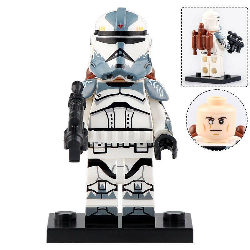 Clone Commander Wolffe - Wolfpack Star Wars Custom Minifigures Building ...