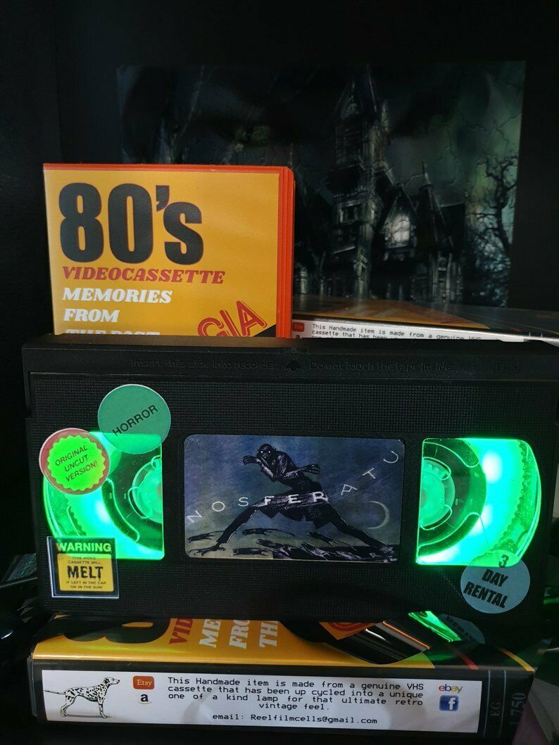 Retro VHS Lamp, Nosferatu Horror, Top Quality!Amazing Gift For Any ...