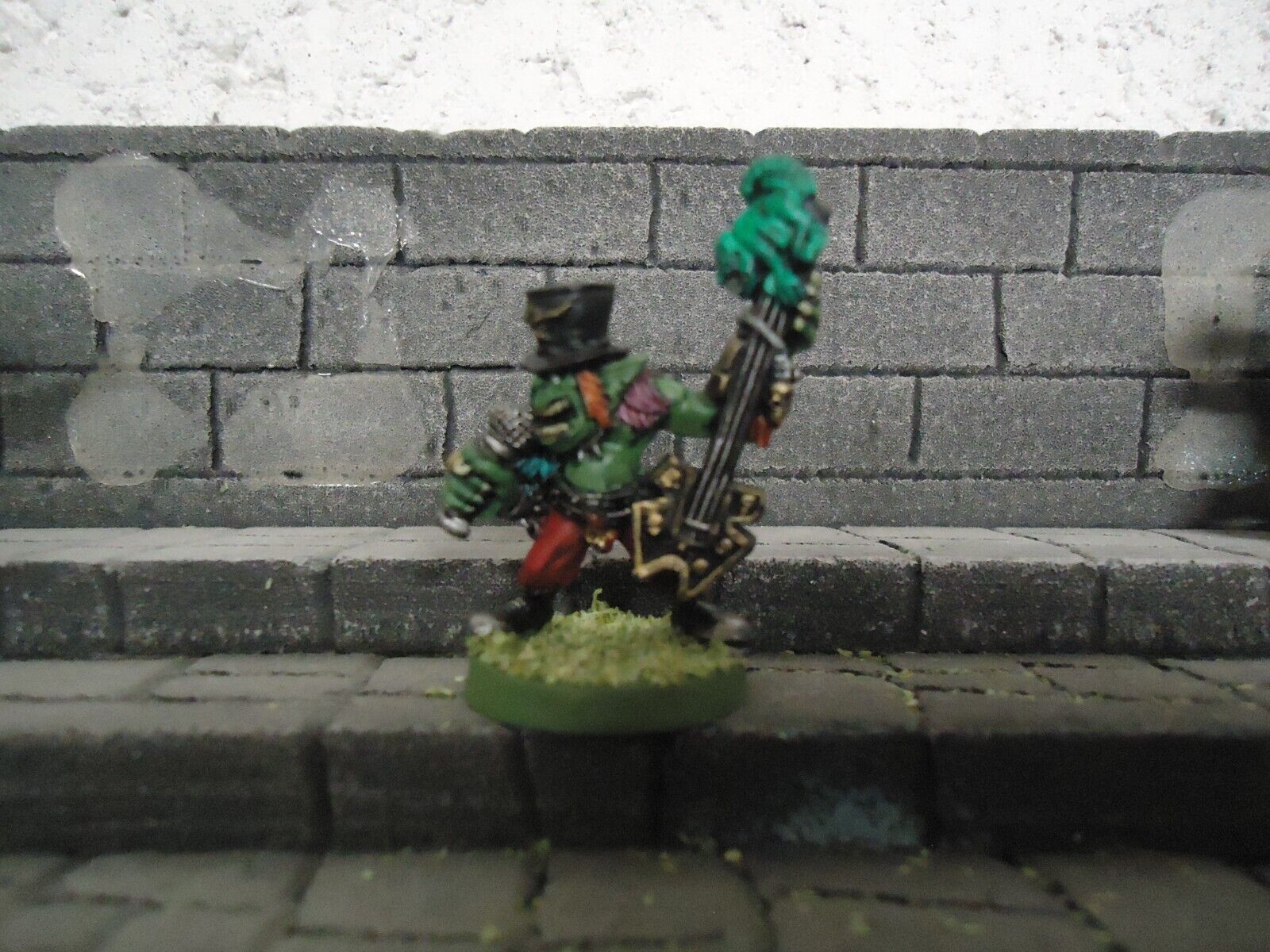 rogue trader ork goff rockers x3 metal warhammer 40k painted citadel ...