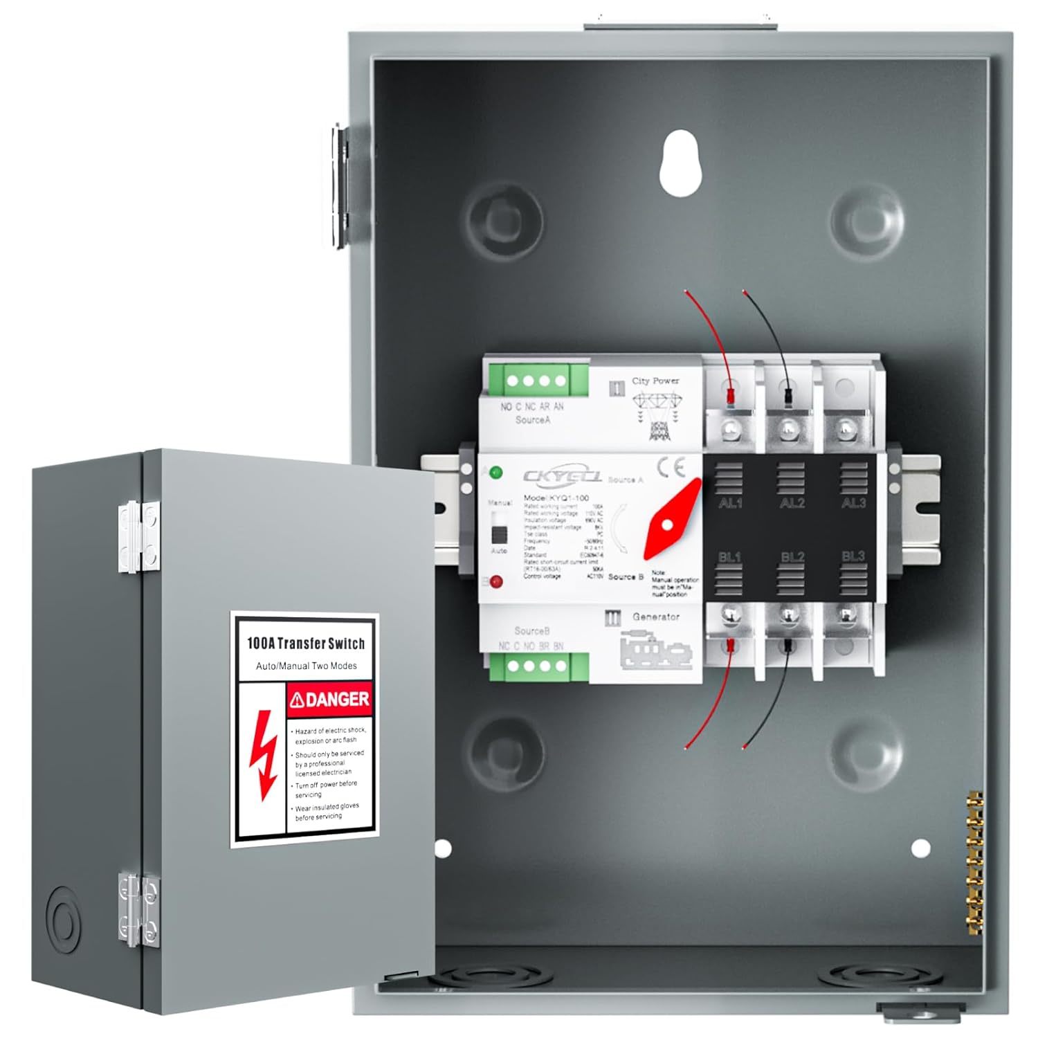 Automatic Generator Transfer Switch，3P 100A and 50 similar items