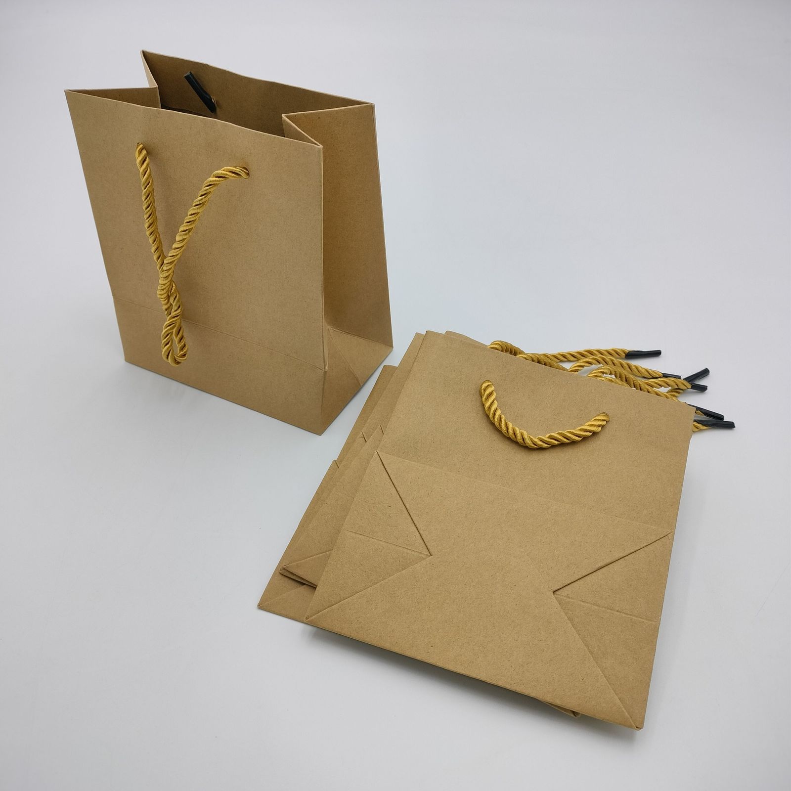 HienSun Bags of paper for packaging Brown Paper Bags with Handles Bags ...