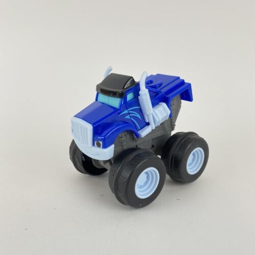 Blaze And The Monster Machines Toy Truck Slam N Go Crusher Blue Vehicle ...