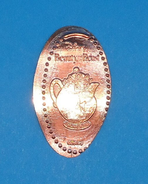 BRAND NEW CHARMING WALT DISNEY BEAUTY & THE BEAST MRS. POTTS PENNY ...