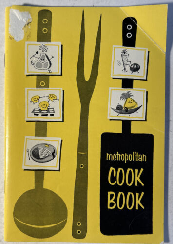Metropolitan Cook Book - Vintage 1964 Recipe Booklet Met Life Insurance ...
