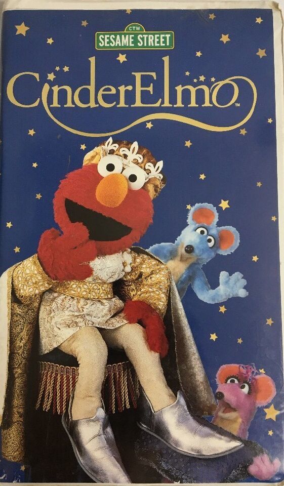 Cinderelmo (VHS, 2000) Sesamstraße Elmo-Tested-Rare Retro Collectible ...