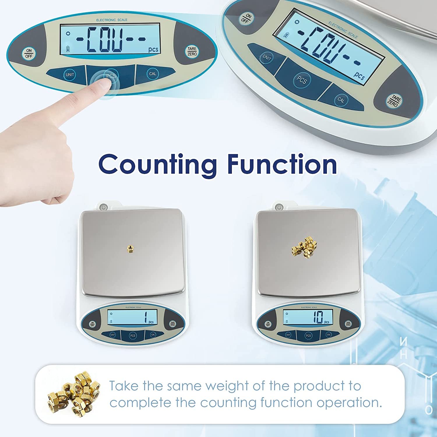 Cgoldenwall Precision Lab Scale Digital Analytical Balance, 5000G, 0.01G - Kitchen Tools & Gadgets