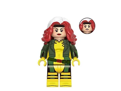 Rogue Marvel X-Men 97 Cartoon Custom Minifigure - LEGO (R) Minifigures