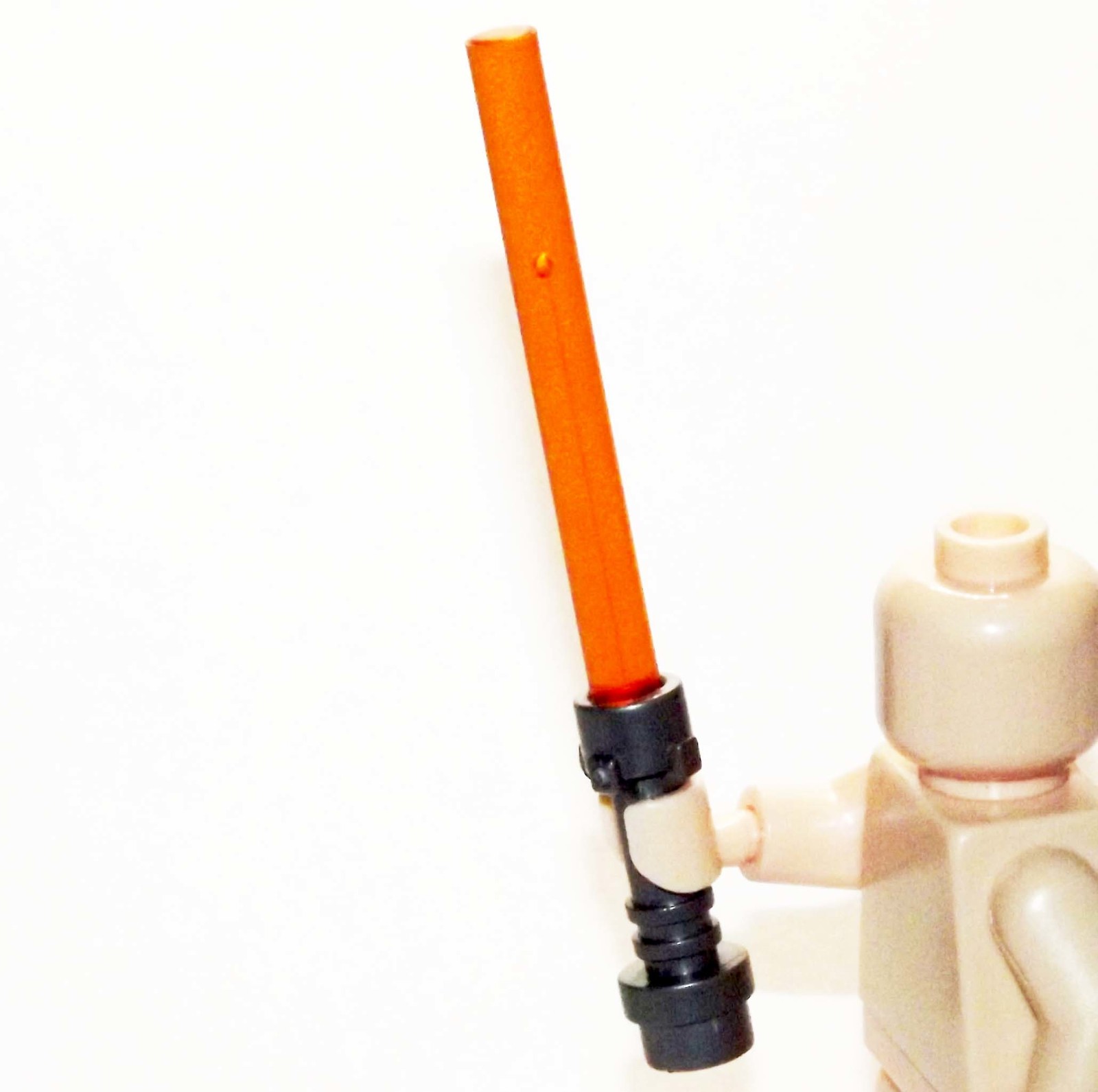 Minifigure Orange Lightsaber Jedi Sith Star Wars For Toys - LEGO (R ...