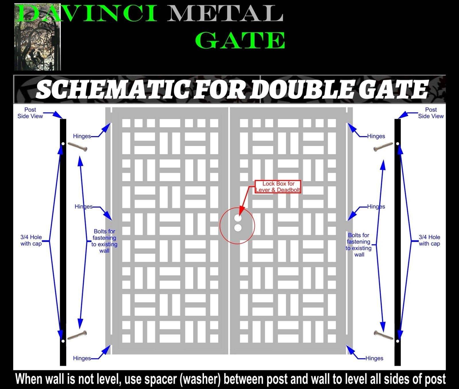 Contemporary Dual Entry Peacock Metal Gate Ornamental Iron Garden Entry ...
