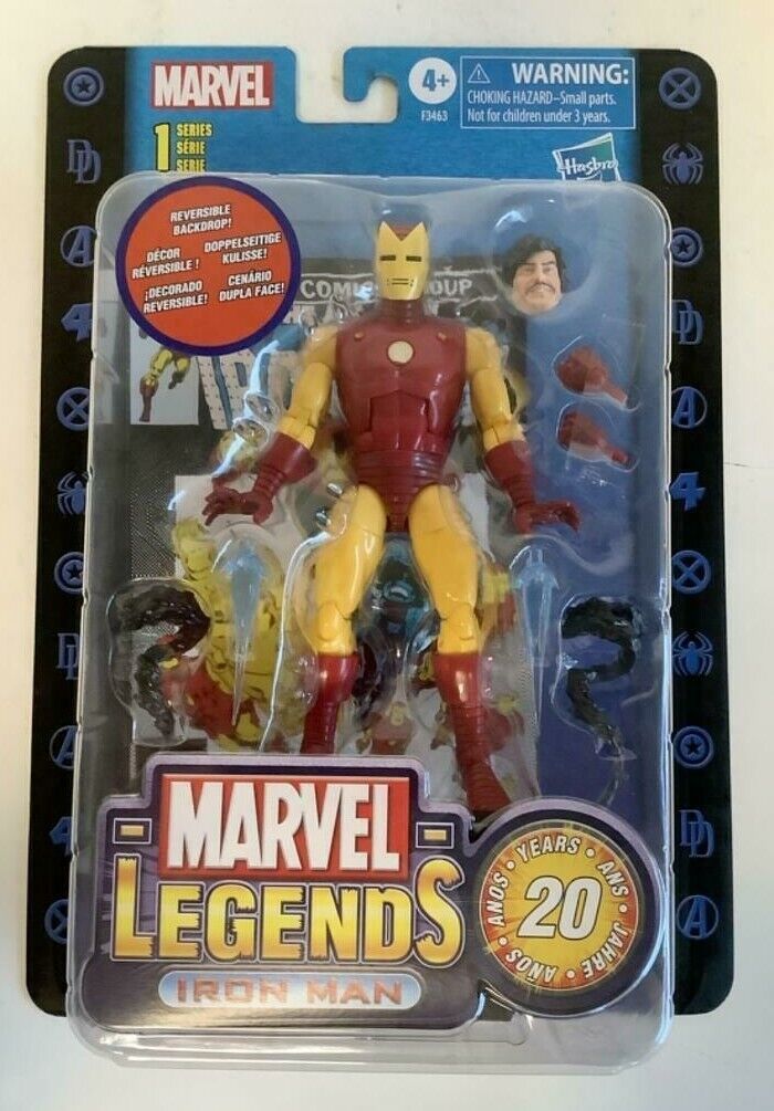 NEW Hasbro F3463 Marvel Legends 20th Anniversary 6-Inch IRON MAN Action ...