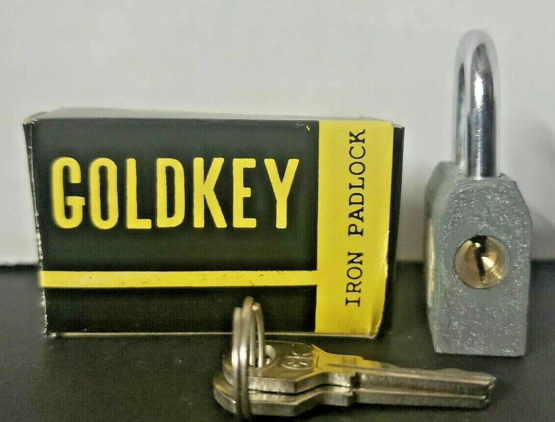 Vintage Gumball Vending Machine Goldkey Iron Padlocks Gray Old Vending ...