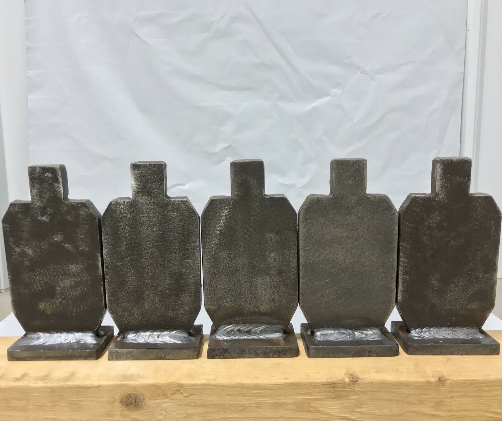 AR500 3/8" Steel 6” IDPA Knock-over Shooting Target 5pc Set - Range ...