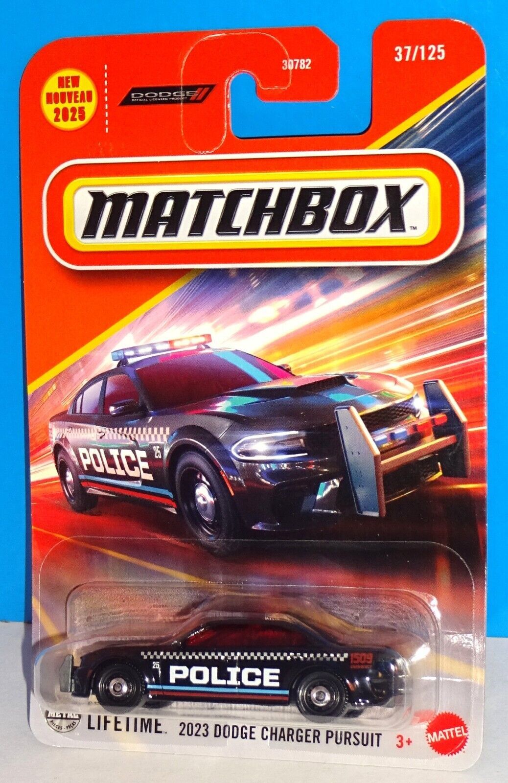 Matchbox 2025 MBX Rescue Series #37 2023 Dodge Charger Pursuit Black ...