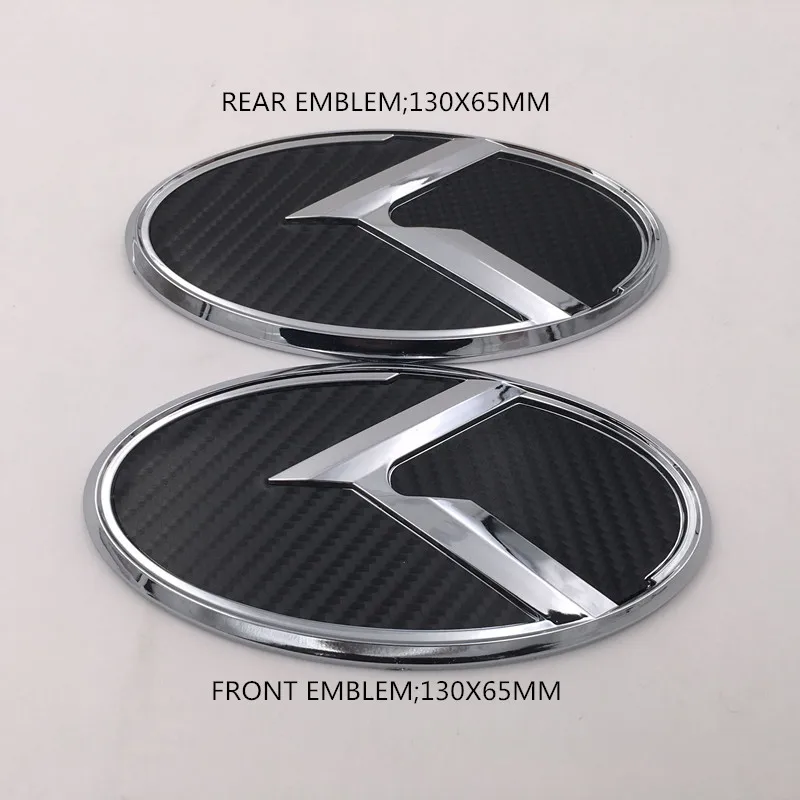 Black Carbon Fiber K Flight Logo Sticker Set Hood Trunk Wheel Cap Horn ...