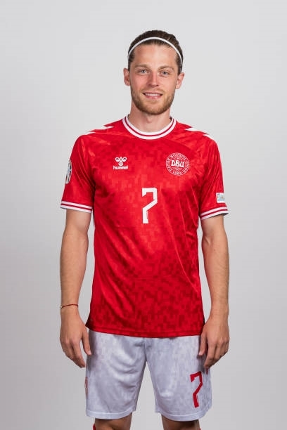 Mathias Jensen Poster Denmark UEFA Euro 2024 #SC-2157419508 - Home Décor