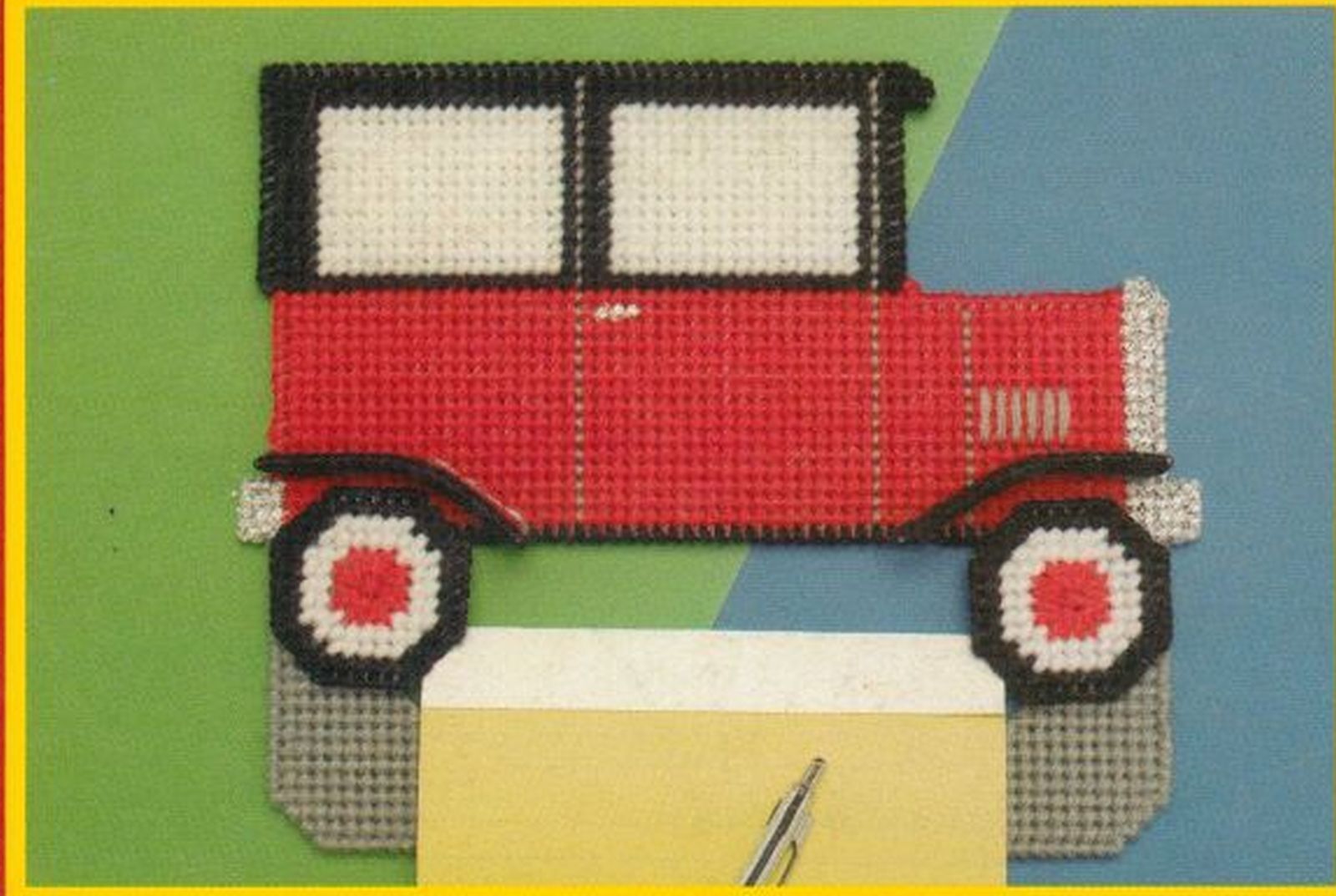 Plastic Canvas Antique Classic Cars Luxury Model T Coupe Tote Coasters ...