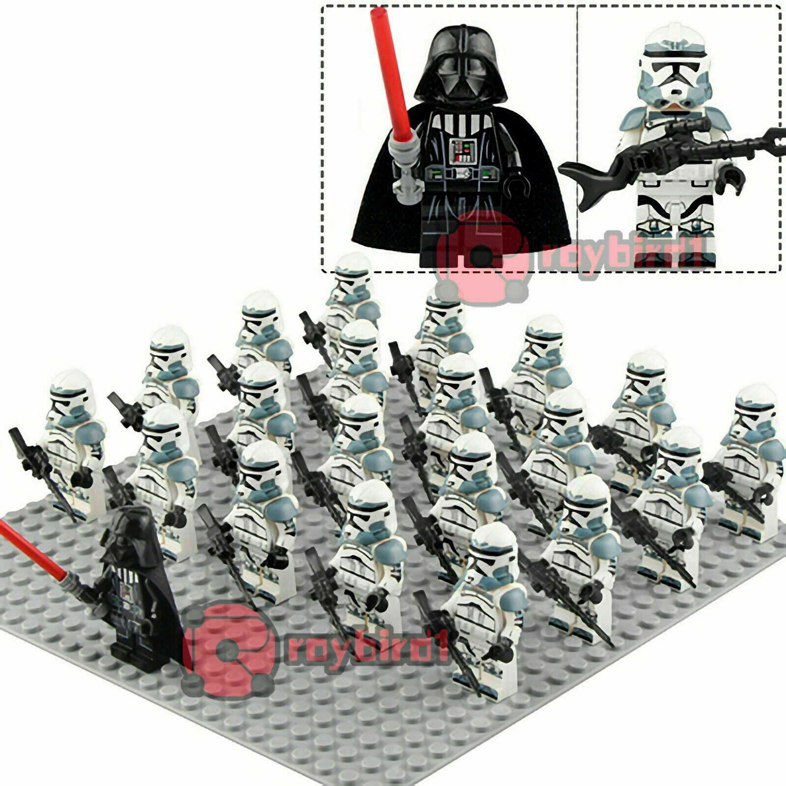 21pcs/set Star Wars Army Wolfpack 104th Battalion Clone Troopers Minifigures Toy - Building Toy ...
