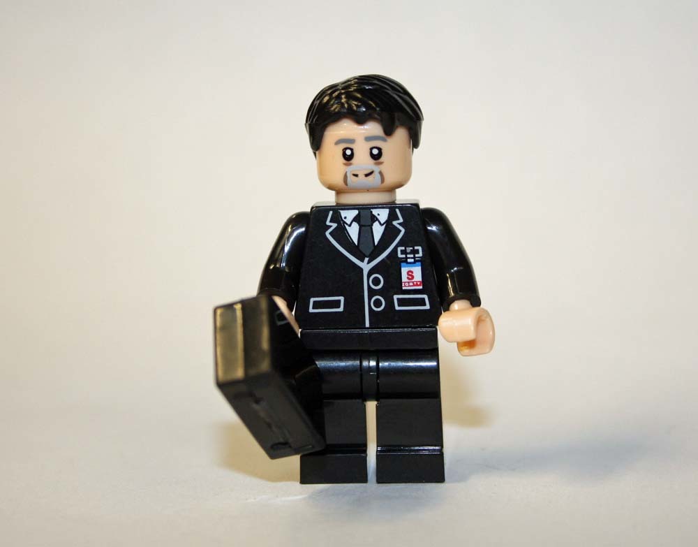 Happy Hogan Shield Suit Custom Minifigures - LEGO (R) Minifigures