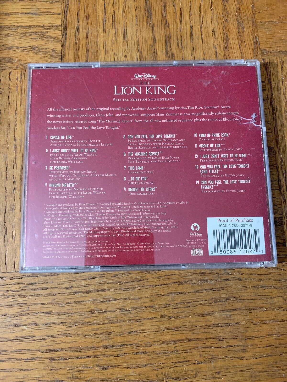 The Lion King CD - CDs