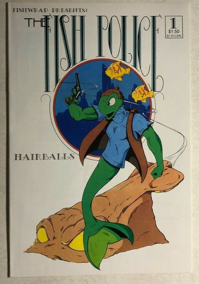 THE FISH POLICE #1 (1986) Fishwrap Comics reprint FINE - Comics