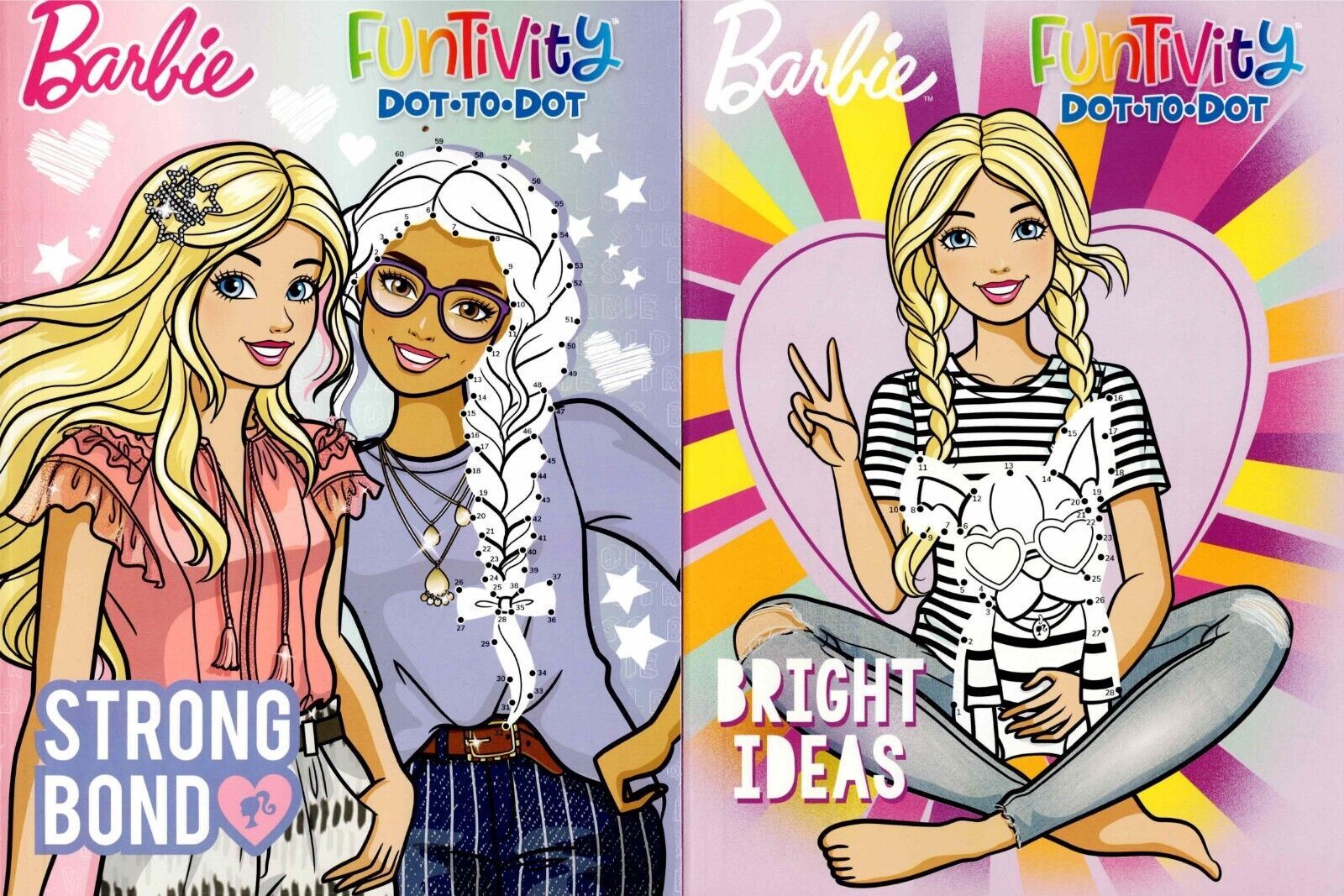 Barbie - Funtivity Dot-to-Dot - Strong Bond & Bright Ideas - Activity ...