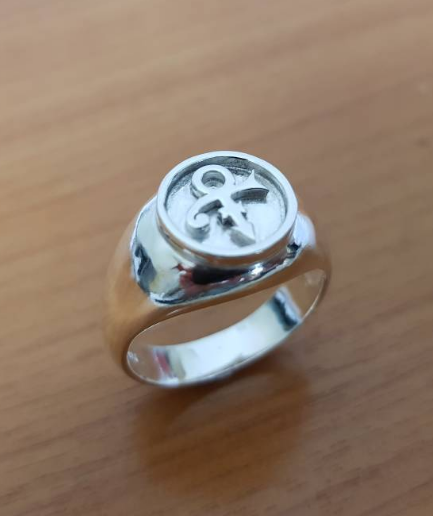 Ring - Chunky - Love Emblem - Remembrance Symbol - Sterling Silver - Rings