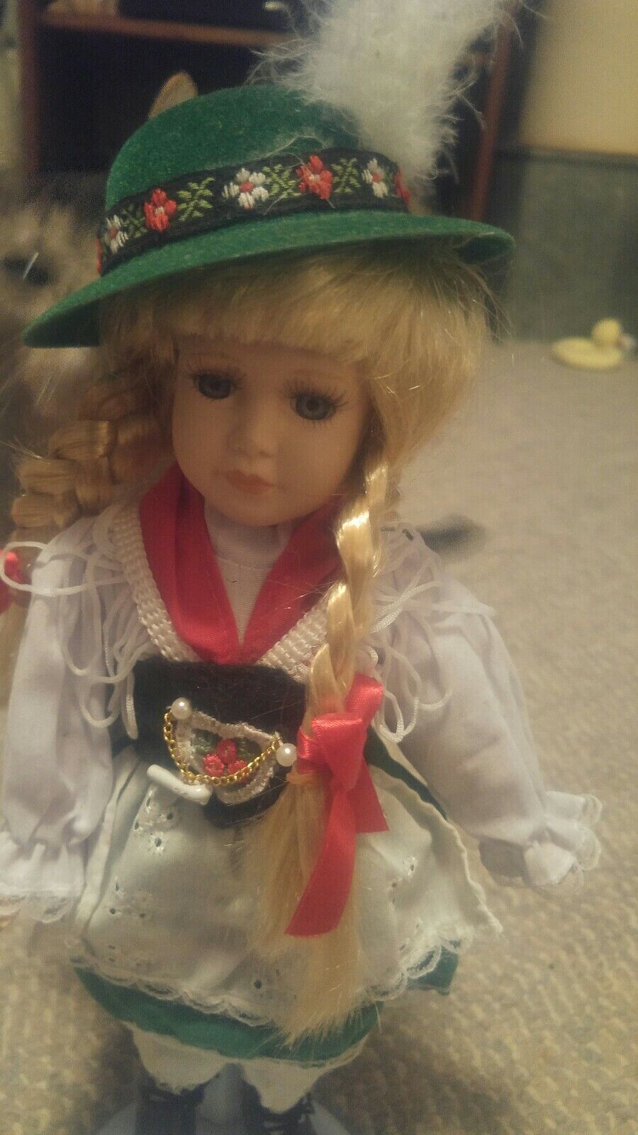 Vintage German? Dutch? Porcelain Girl Doll 12" Tall With Sand - Dolls ...