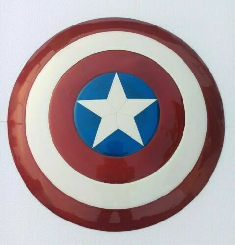 Captain America Shield Medieval prop replica Avenger Iron Shield Famous ...