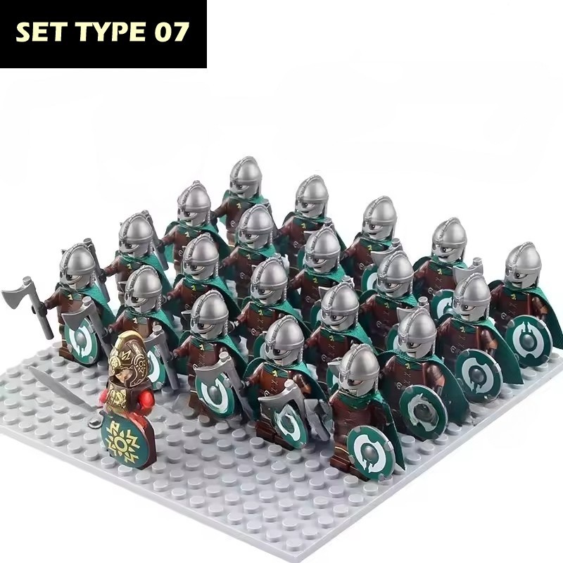 168Pcs LOTR Rohan Royal Guards Elite Gondor Army Set Collection ...