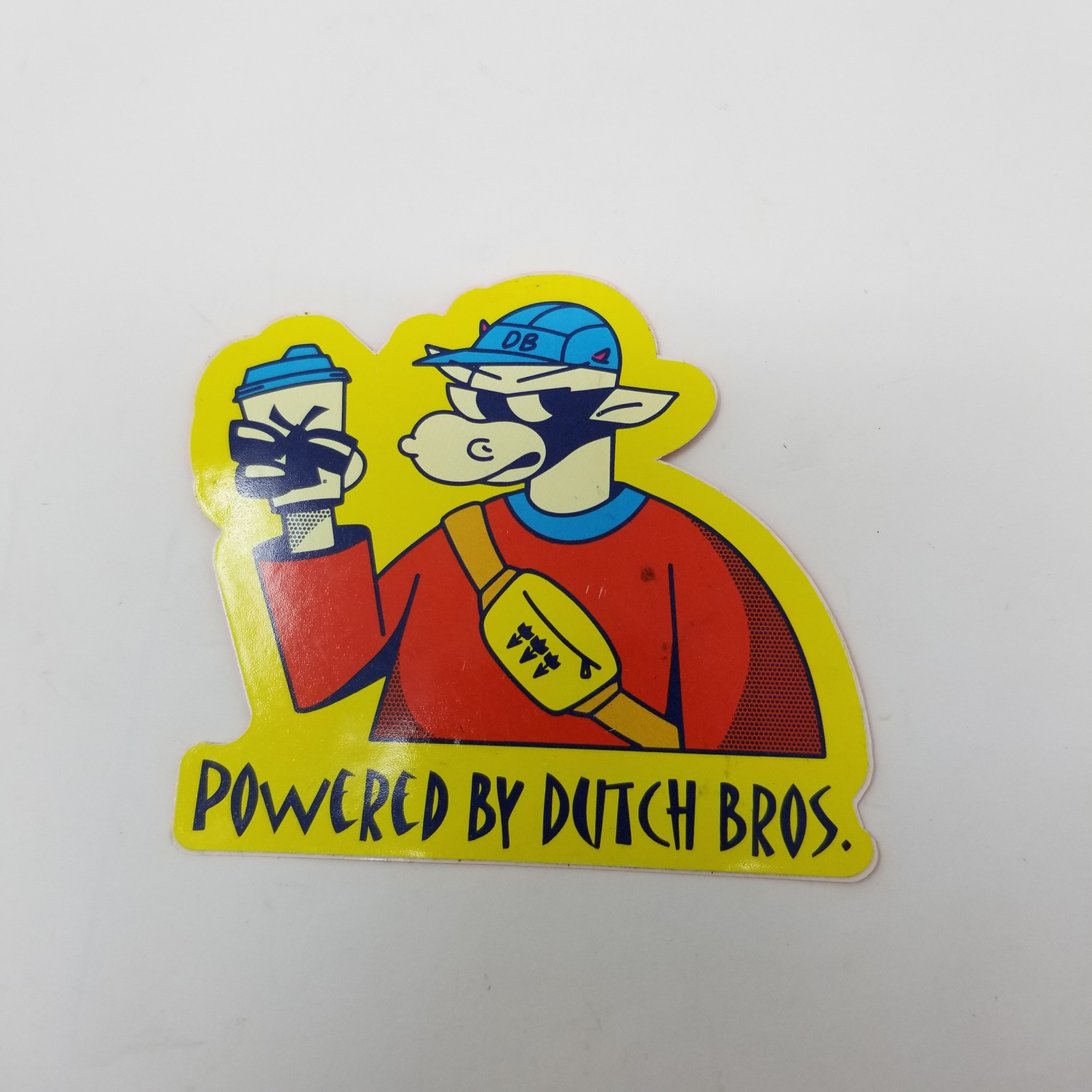 Dutch Bros Sticker February 2022 Powered by Dutch Bros. Cool Cow Hat ...