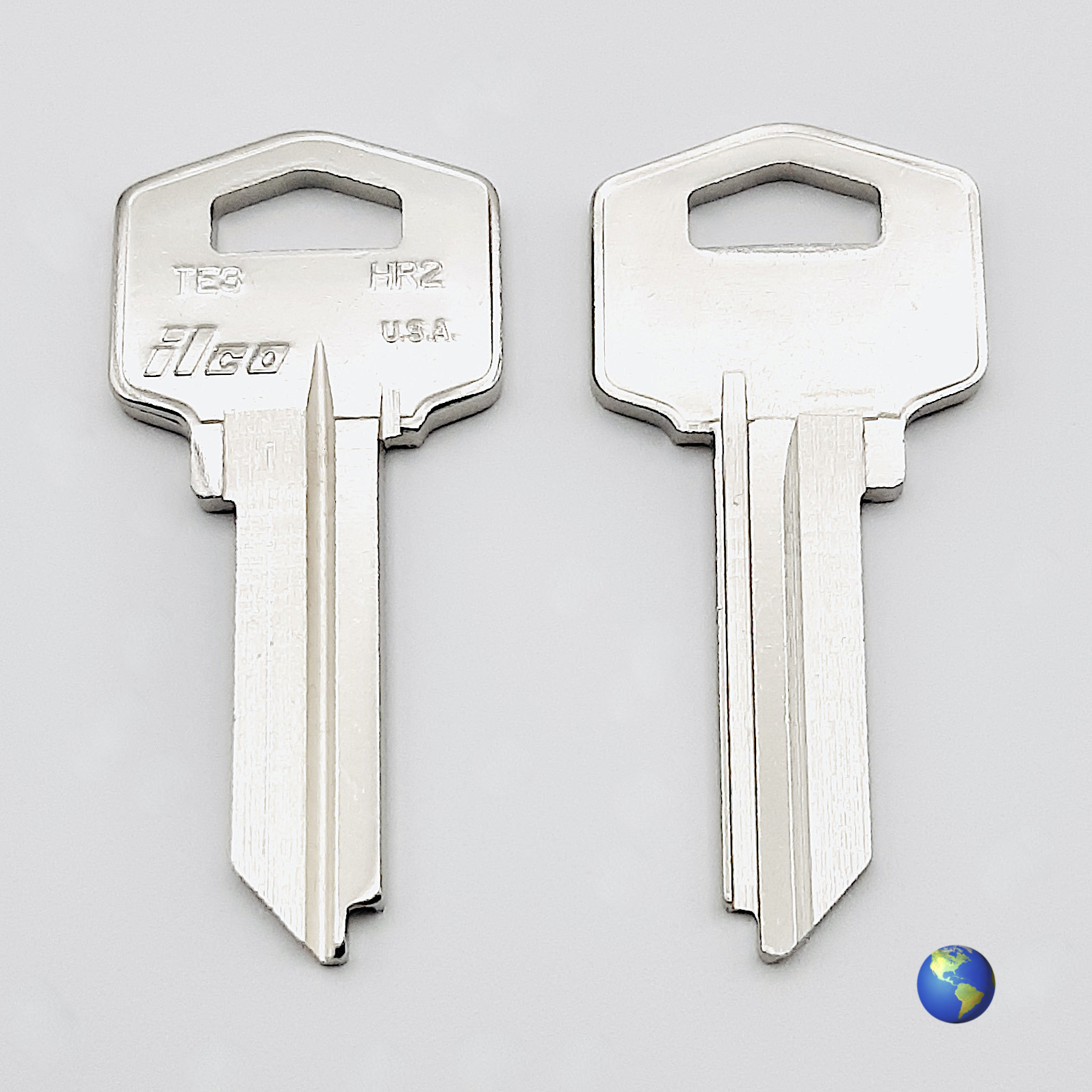 HR2 Key Blanks for Various Products by Fortress, HARLOC, and TESA (3 ...