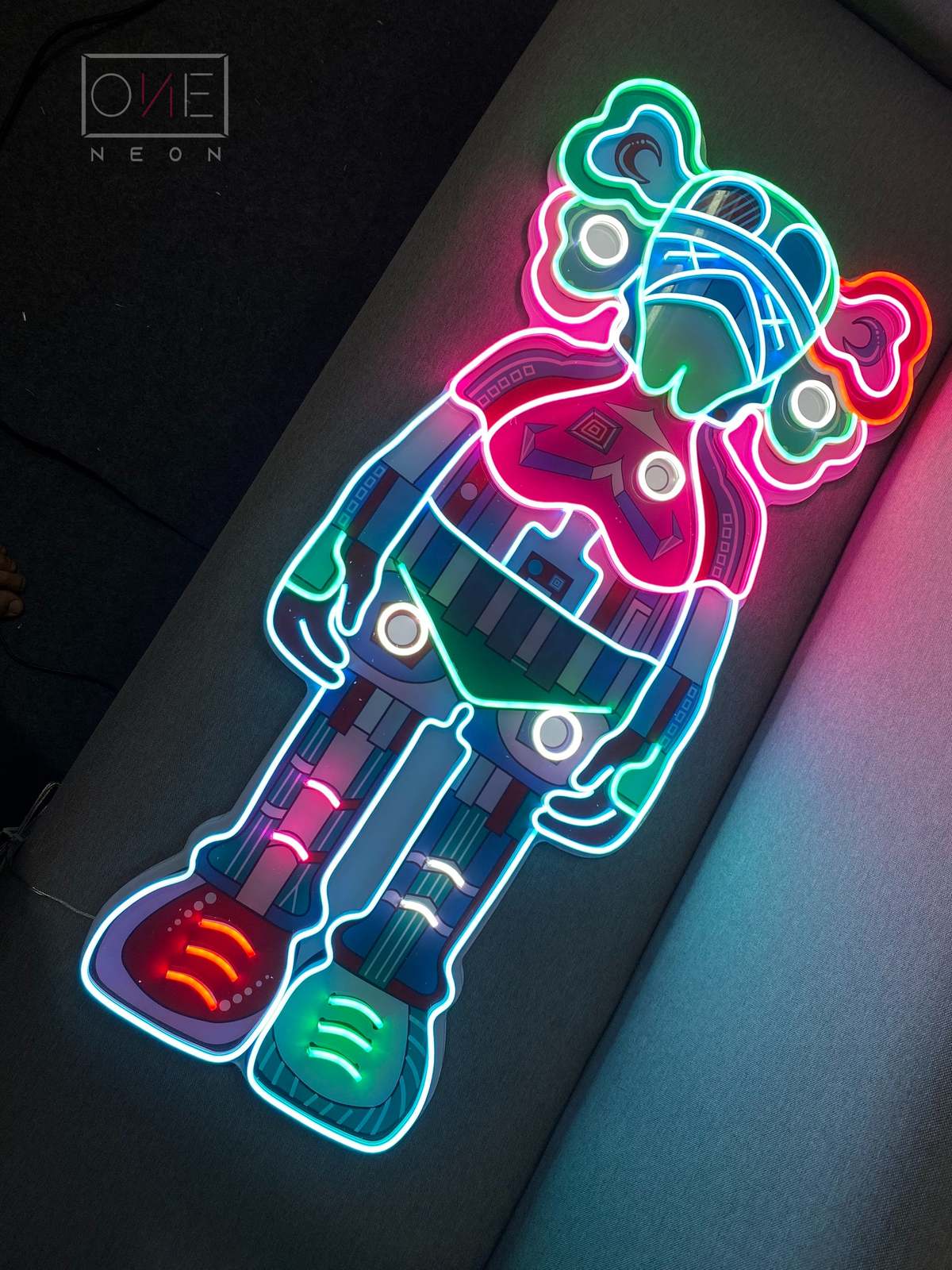 KAWS War | LED Neon Sign - Other Home Décor