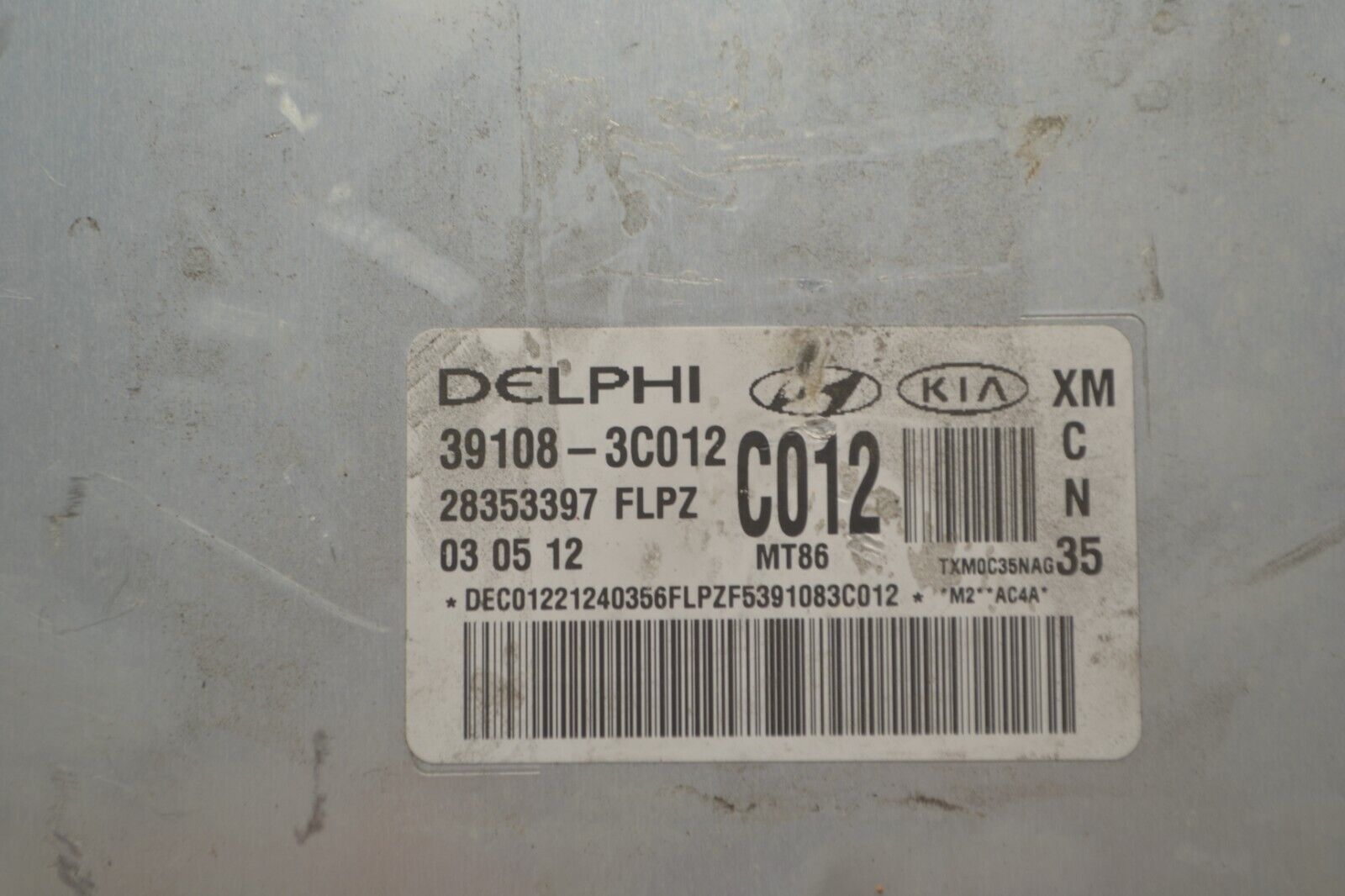 2011-2013 Kia Sorento Engine Control Unit ECU 391083C012 Module 426 ...