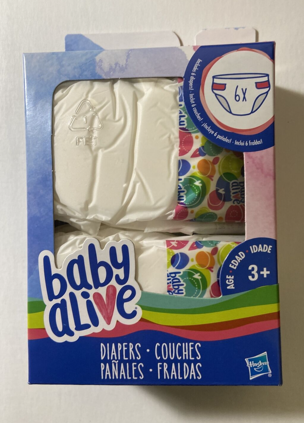 Baby Alive Diapers Pack 6 Count Sealed Doll Fun Play Kids Change Pants ...