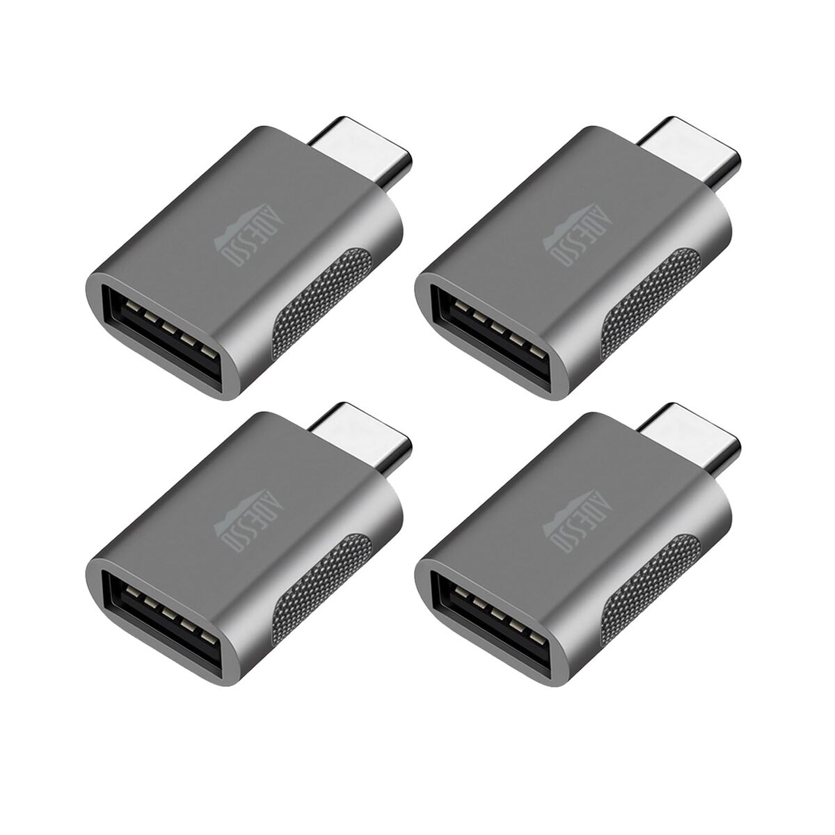 ADESSO ADP-300-4 Female USB-A to Male USB-C Adapter 4 Pack - Computer ...