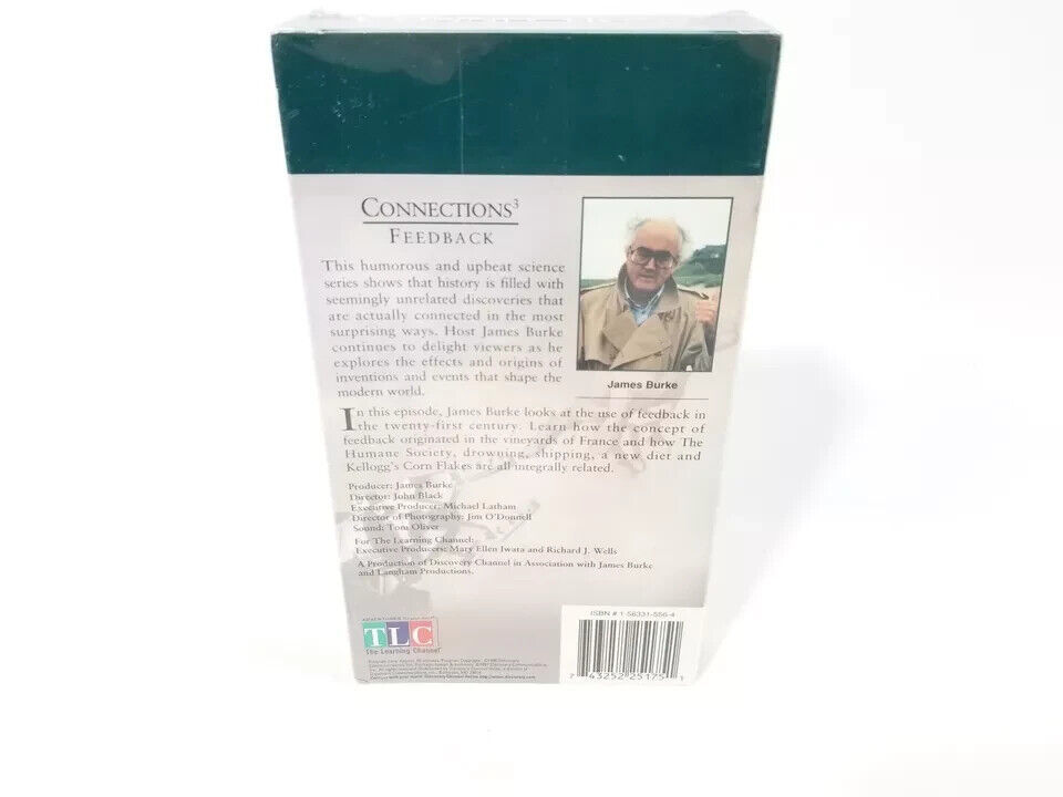 TLC Connections 3 - Feedback - VHS Tape - James Burke - New, Factory ...