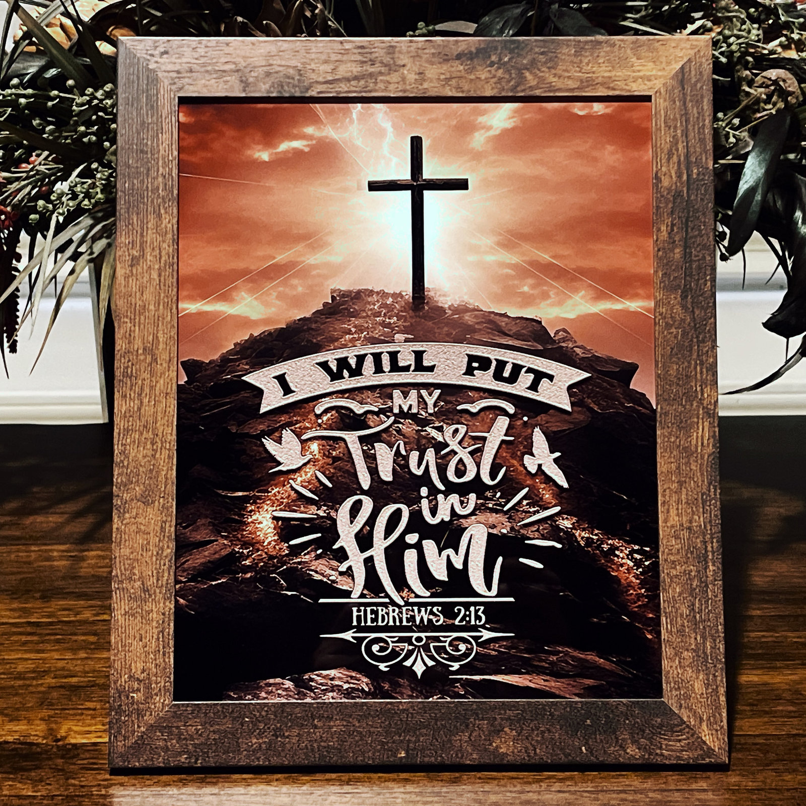 Bible Verse Metal Sign | Trust God Sign | Bible Verse Sign | Christian ...