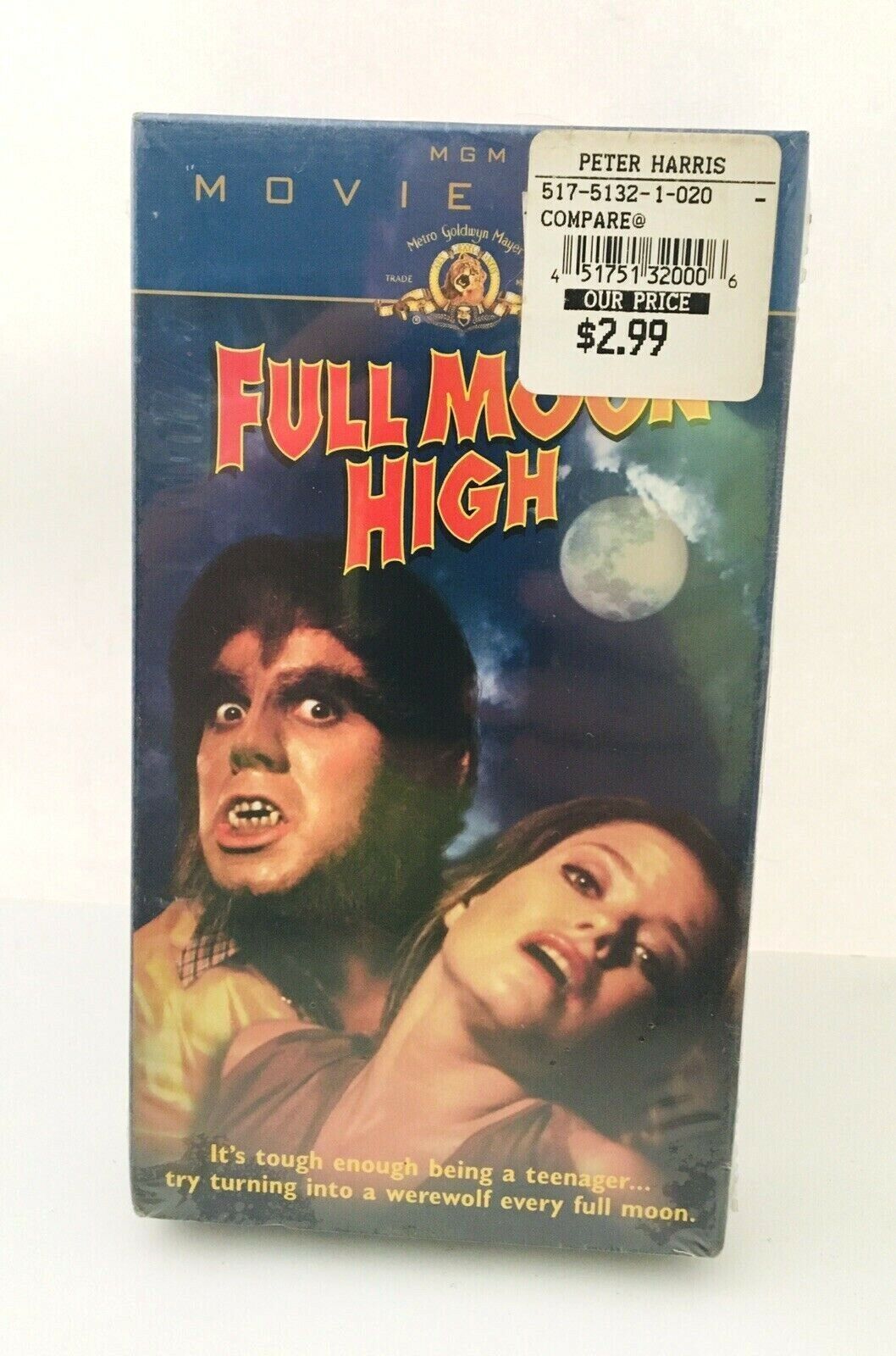Full Moon High B Movie (VHS, 1980) MGM Movie Time- Adam Atkin, Roz ...