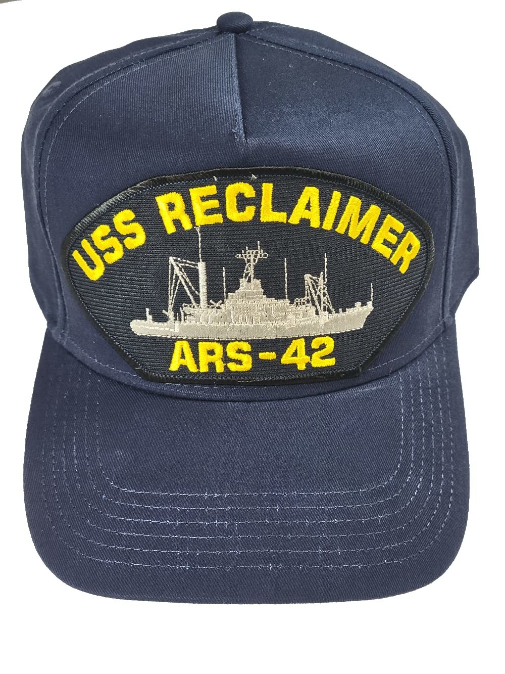 USS Reclaimer ARS-42 Ship HAT - Navy Blue - Veteran Owned Business ...