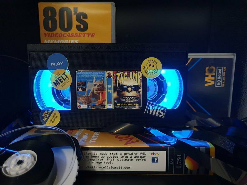 Retro VHS Lamp,The Imp,Top Quality Amazing Gift For Any Movie Fan,Man ...